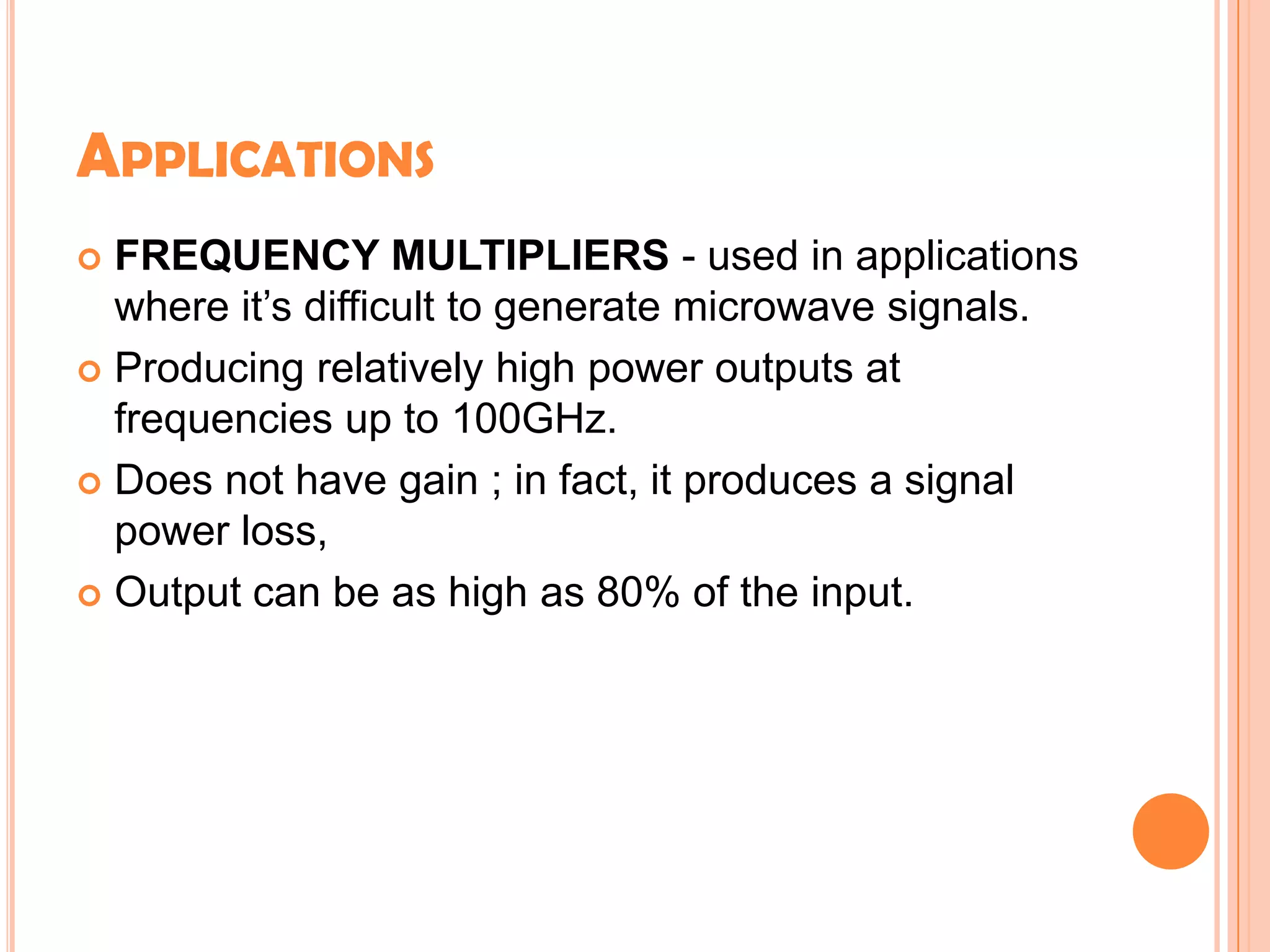 Pin Diode & Varactor Diode | PPTX
