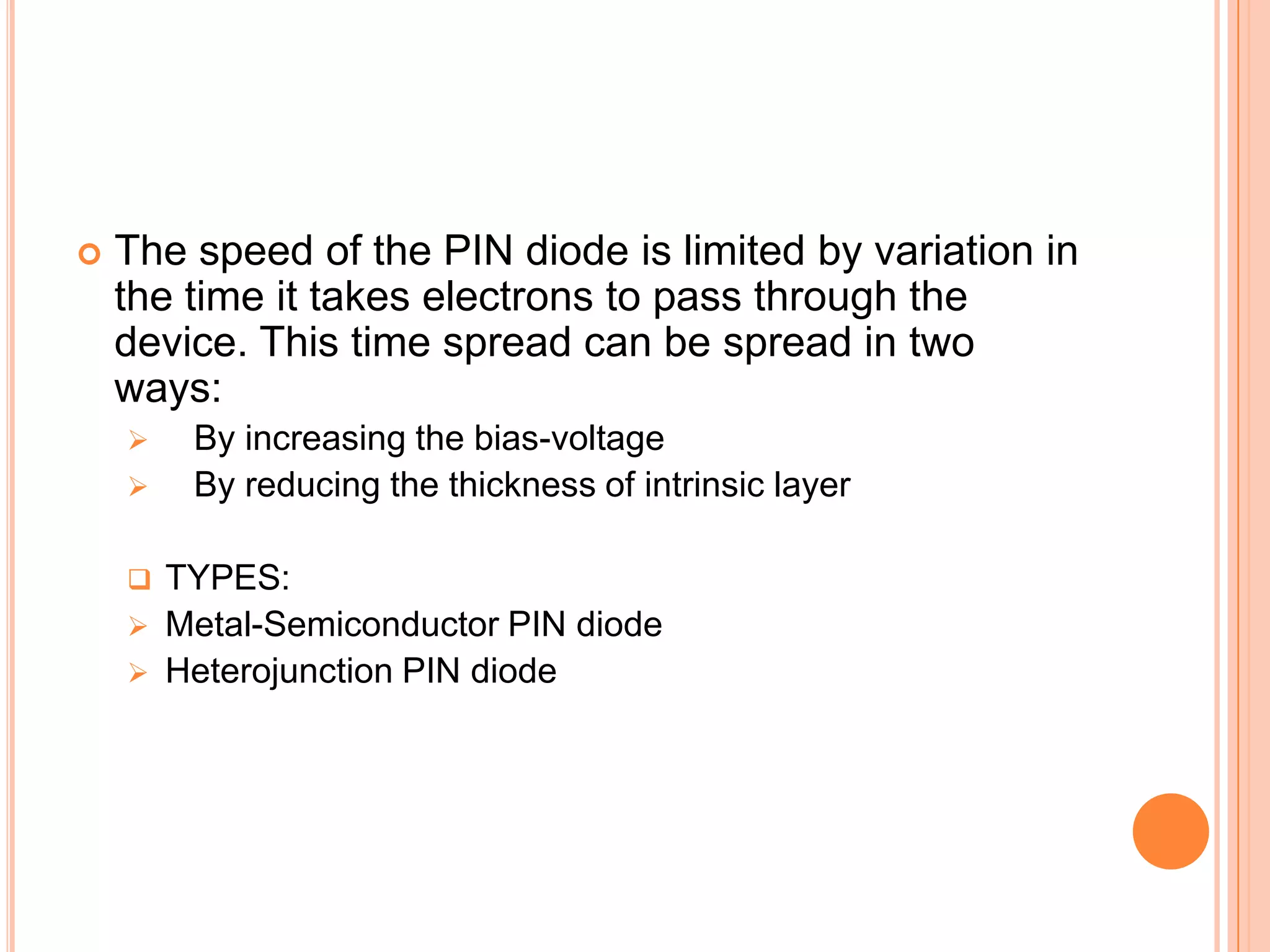 Pin Diode & Varactor Diode | PPTX