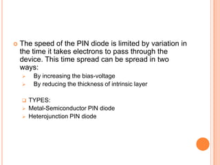 Pin Diode & Varactor Diode | PPTX