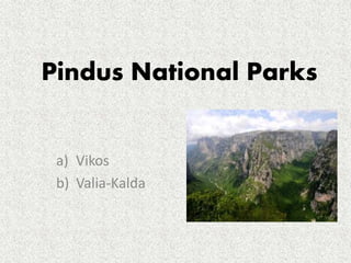 Pindus national parks | PPT