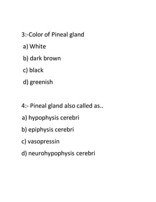 Pineal gland the third eye of man. | DOC