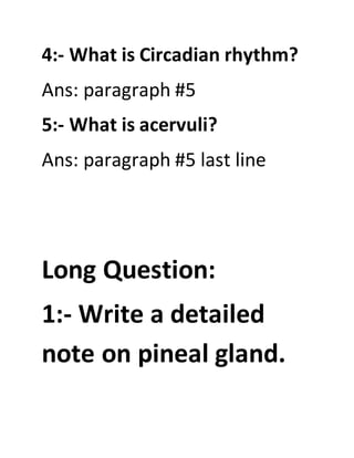 Pineal gland the third eye of man. | DOC