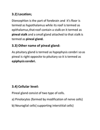 Pineal gland the third eye of man. | DOC