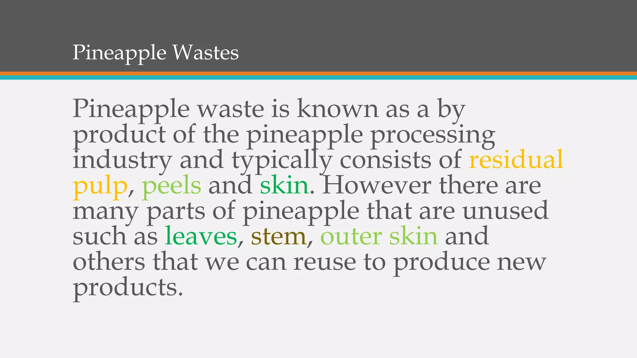 Pineapple waste-management | PDF