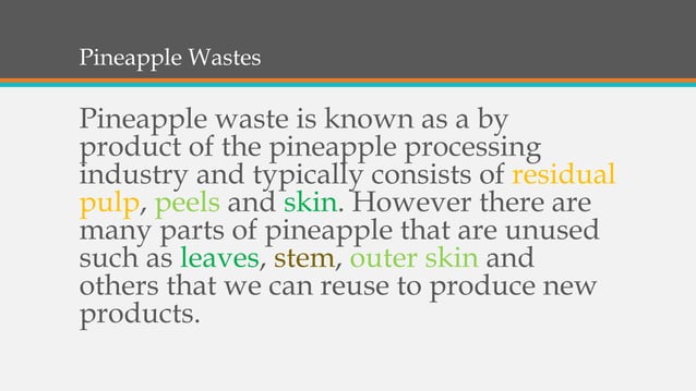 Pineapple waste-management | PDF | Agriculture | Industries