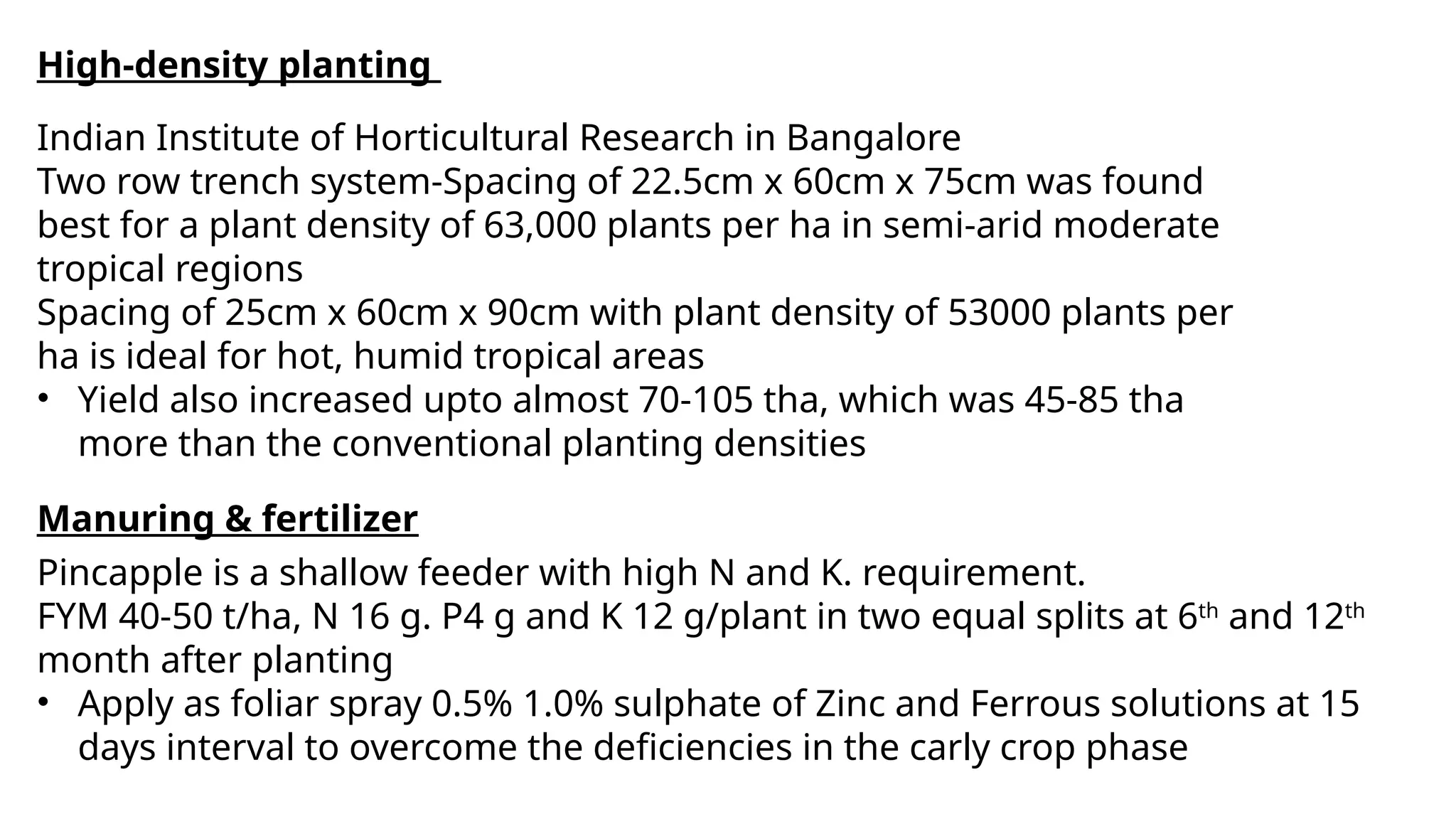 Production Technology of Pineapple pineapple | PPTX