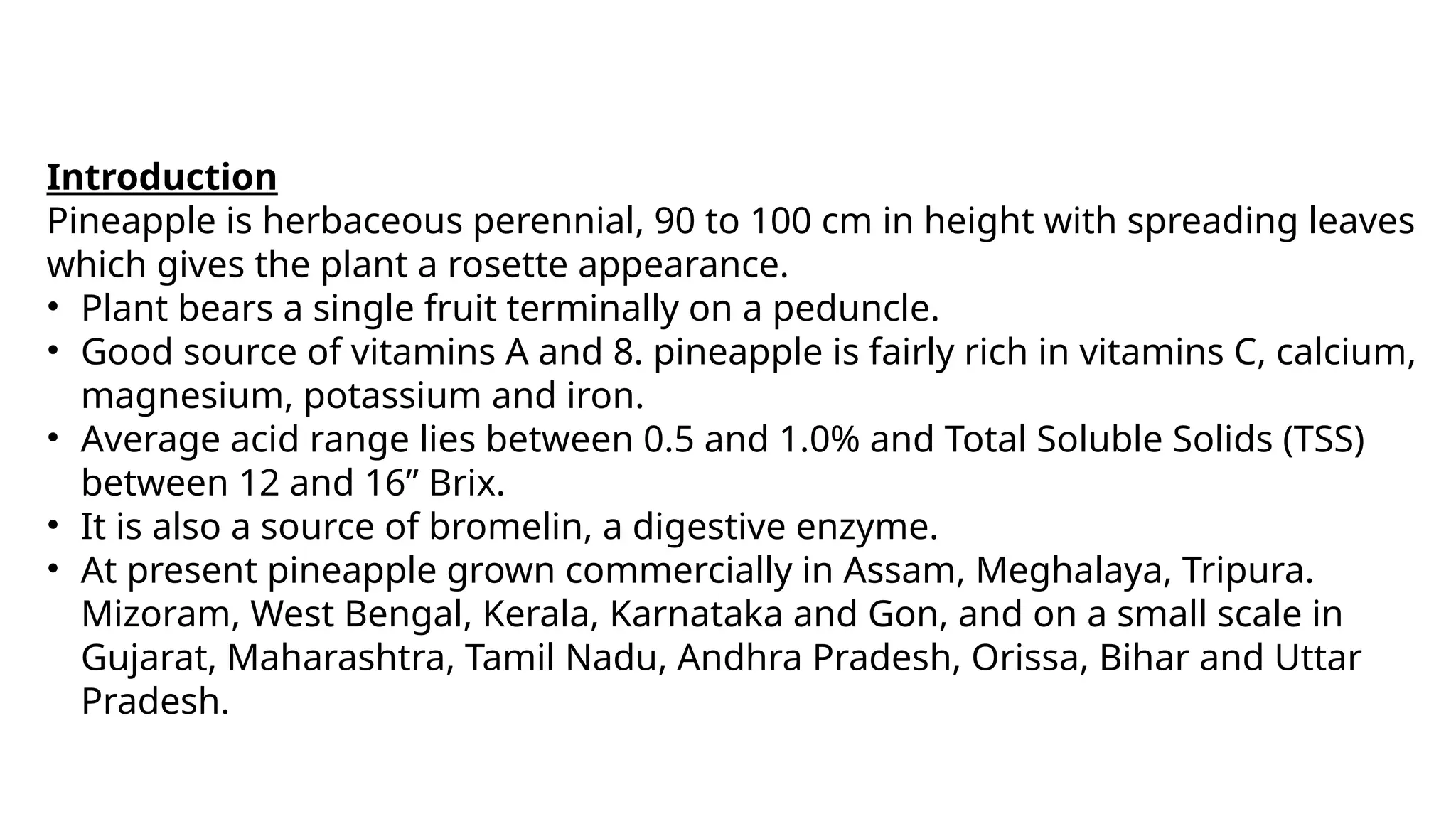 Production Technology of Pineapple pineapple | PPTX