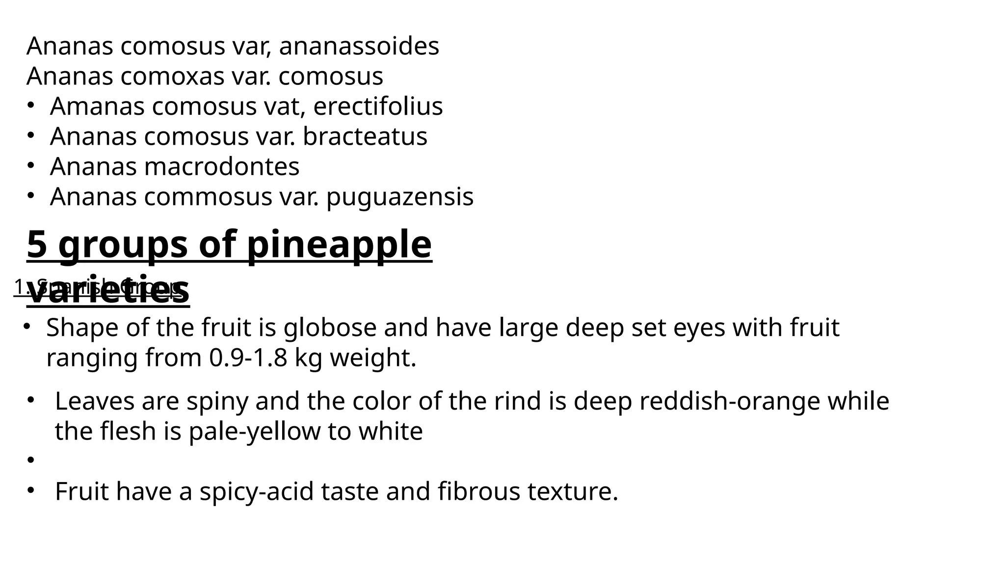 Production Technology of Pineapple....... | PPTX