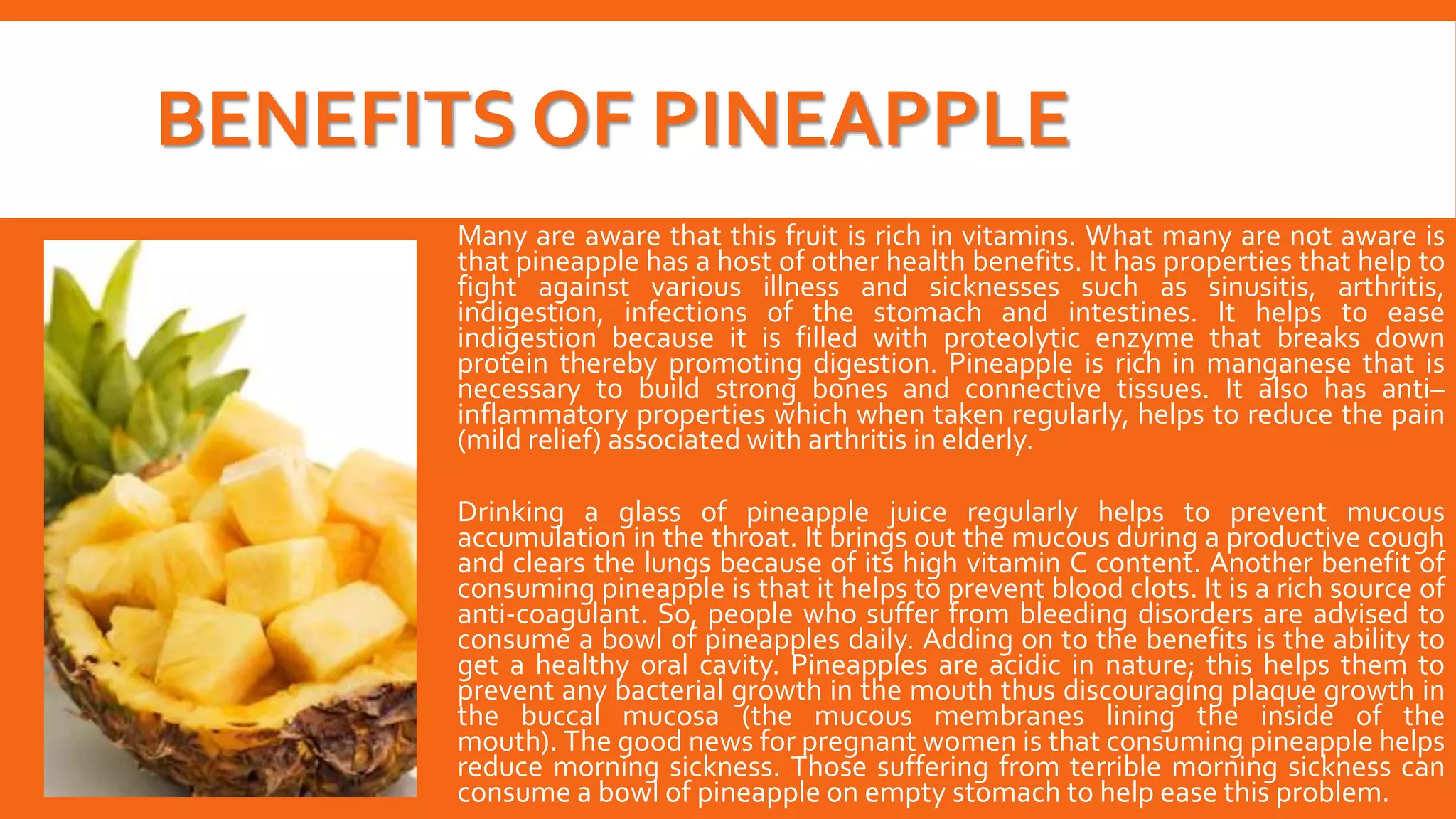 Pineapples project (english ppt) | PPTX