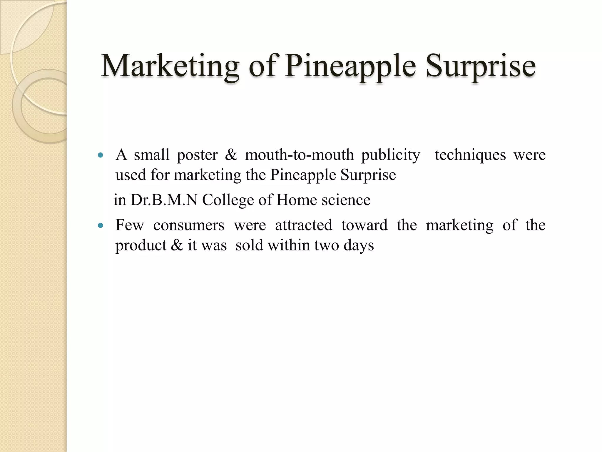 Pineapple surprise | PPTX