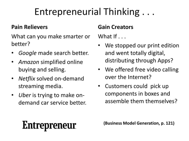 Pinellas Entrepreneurial Thinking | PPT