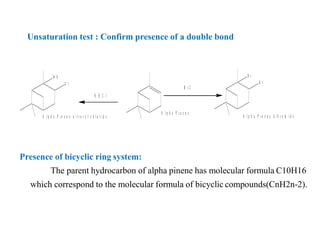 Pinene structure elucidation | PPTX