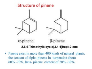 Pinene structure elucidation | PPT