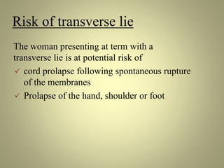 Transverse lie and unstable lie | PPTX