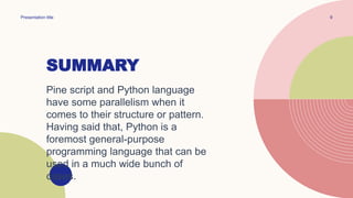 Pine script &python pdf.pptx