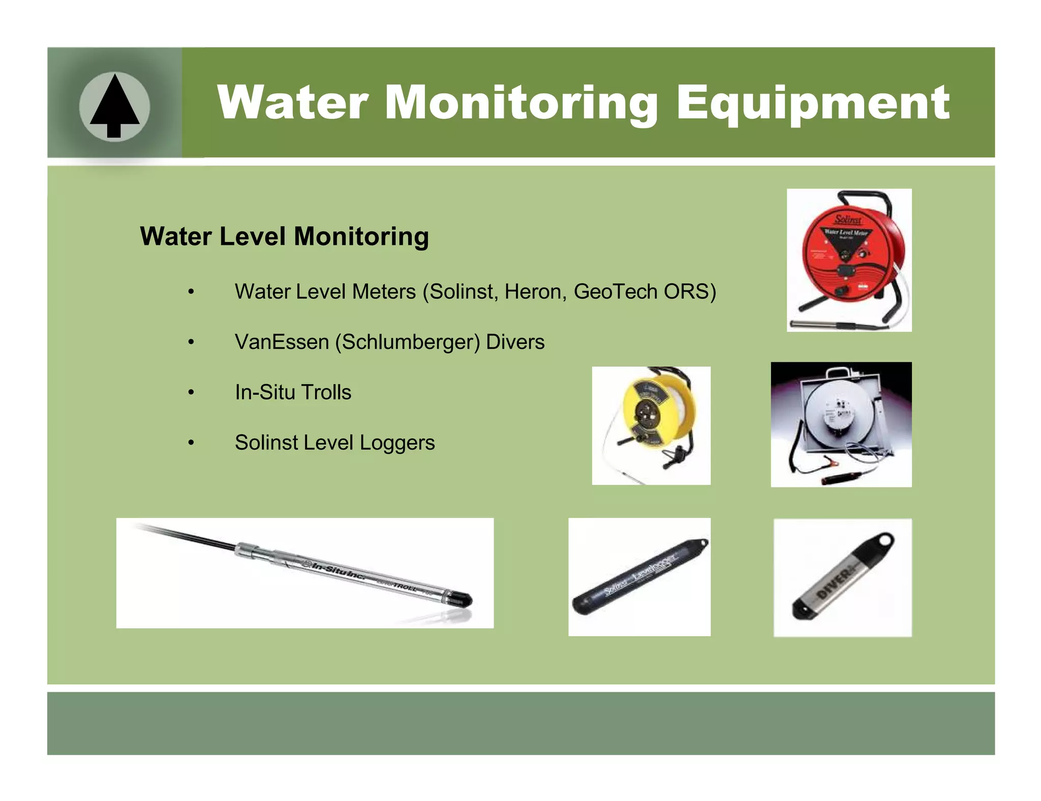 Equipment for Water Monitoring | PDF