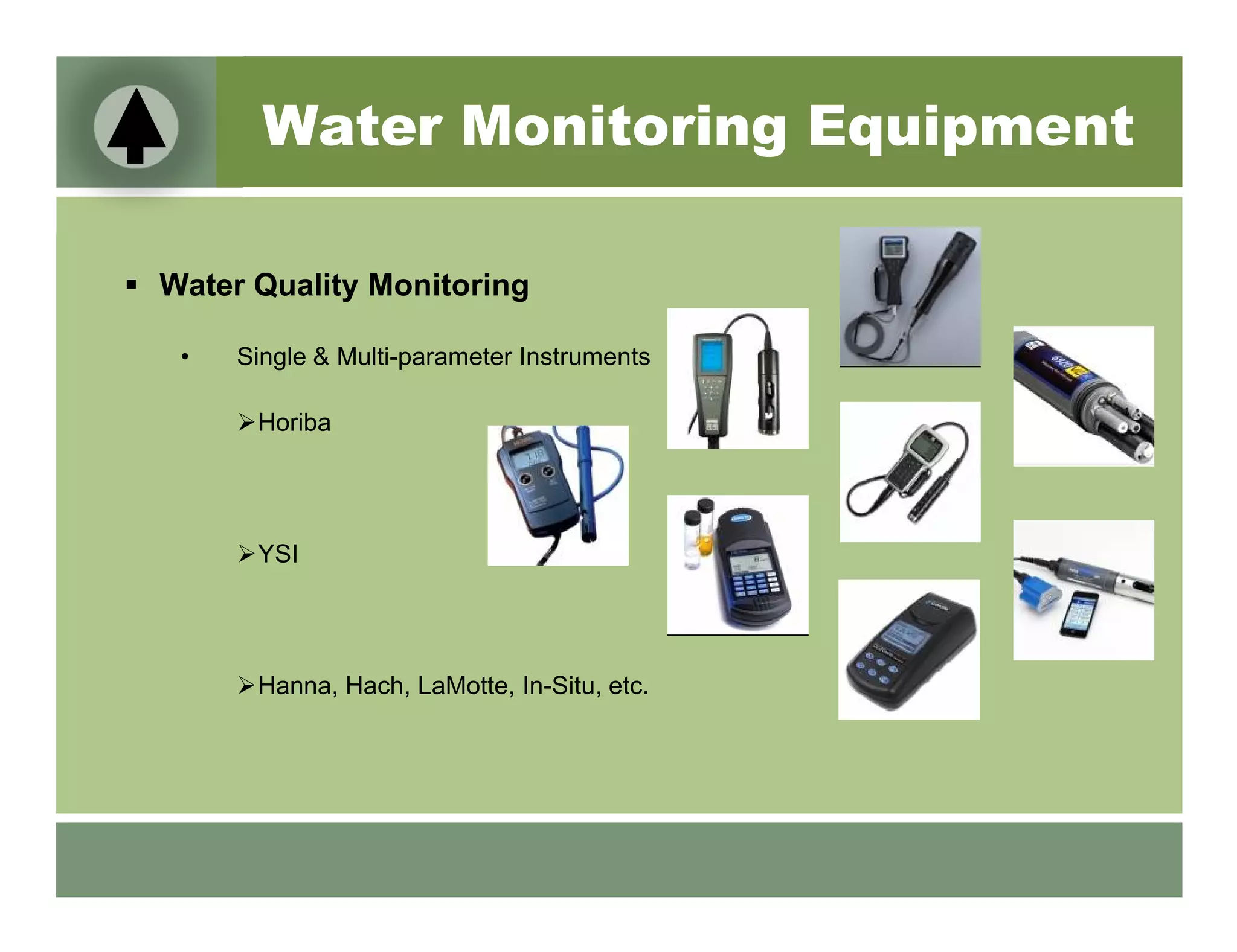 Equipment for Water Monitoring | PDF