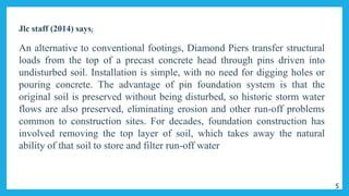 Pin foundation ( Applied Geotechnical ) | PPT
