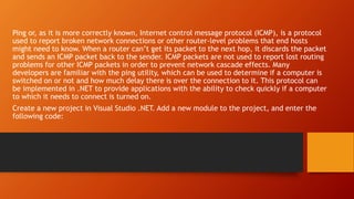 Internet control message protocol (ICMP) | PPT