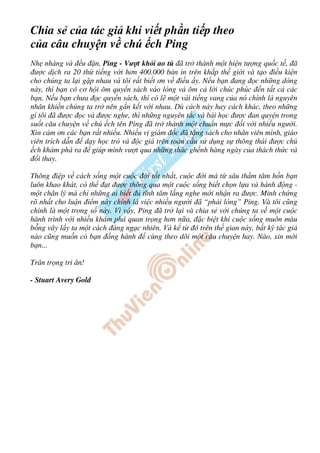 Ping hanh-trinh-ra-bien-lon | PDF