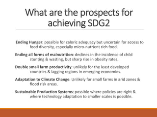 ICRISAT Global Planning Meeting 2019: Food Systems Futures & the SDGs ...