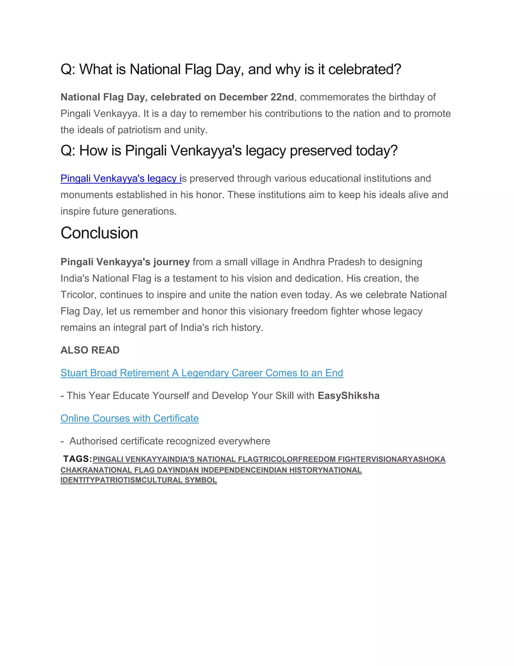 Pingali Venkayya The Visionary Who Designed India's National Flag.pdf