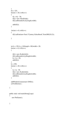 Pingame | PDF | Programming Languages | Computing