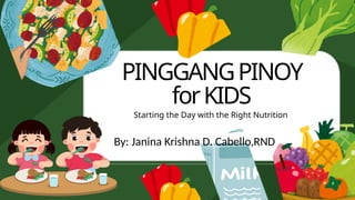 PINGGANG PINOY for DAYCARE heathy t.pptx