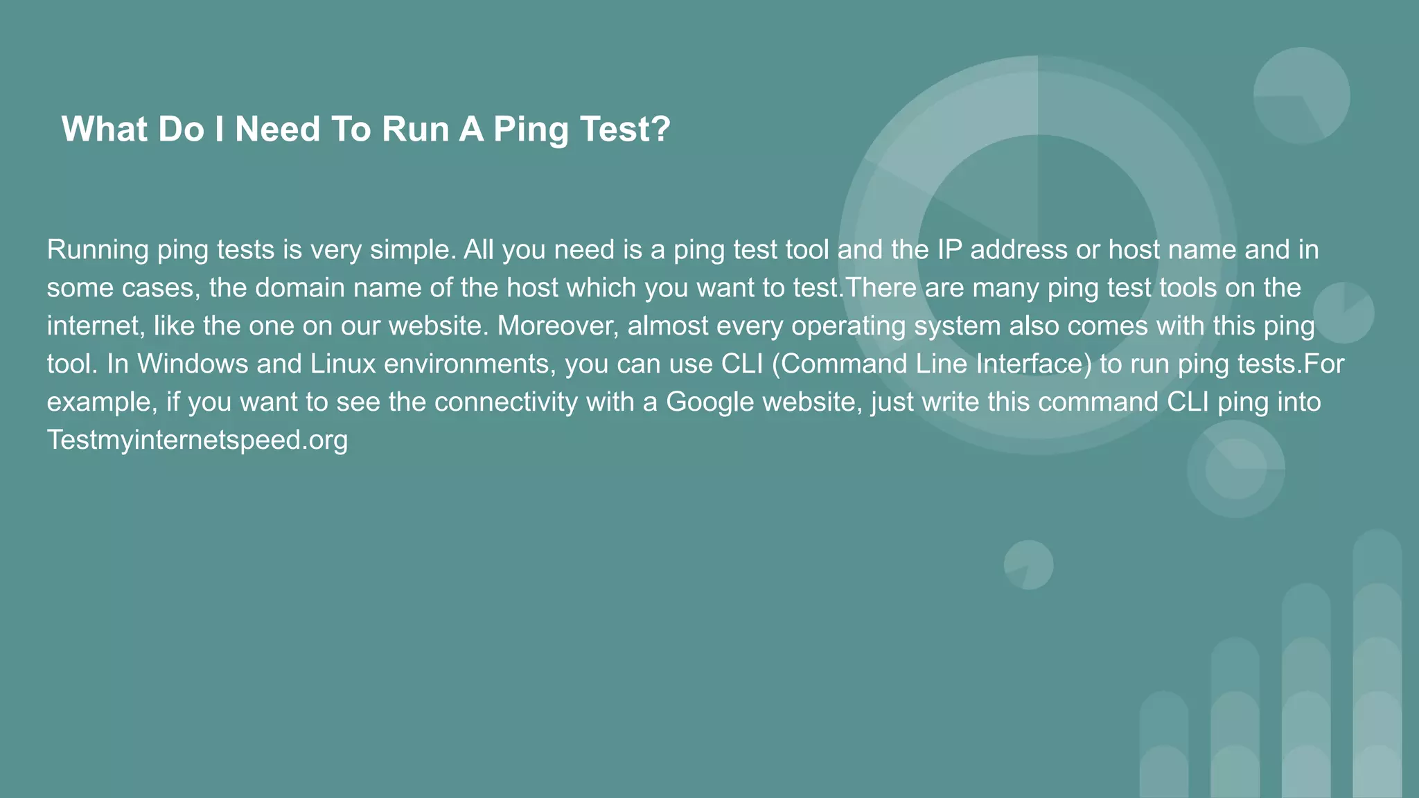 Ping Speed Test | PDF