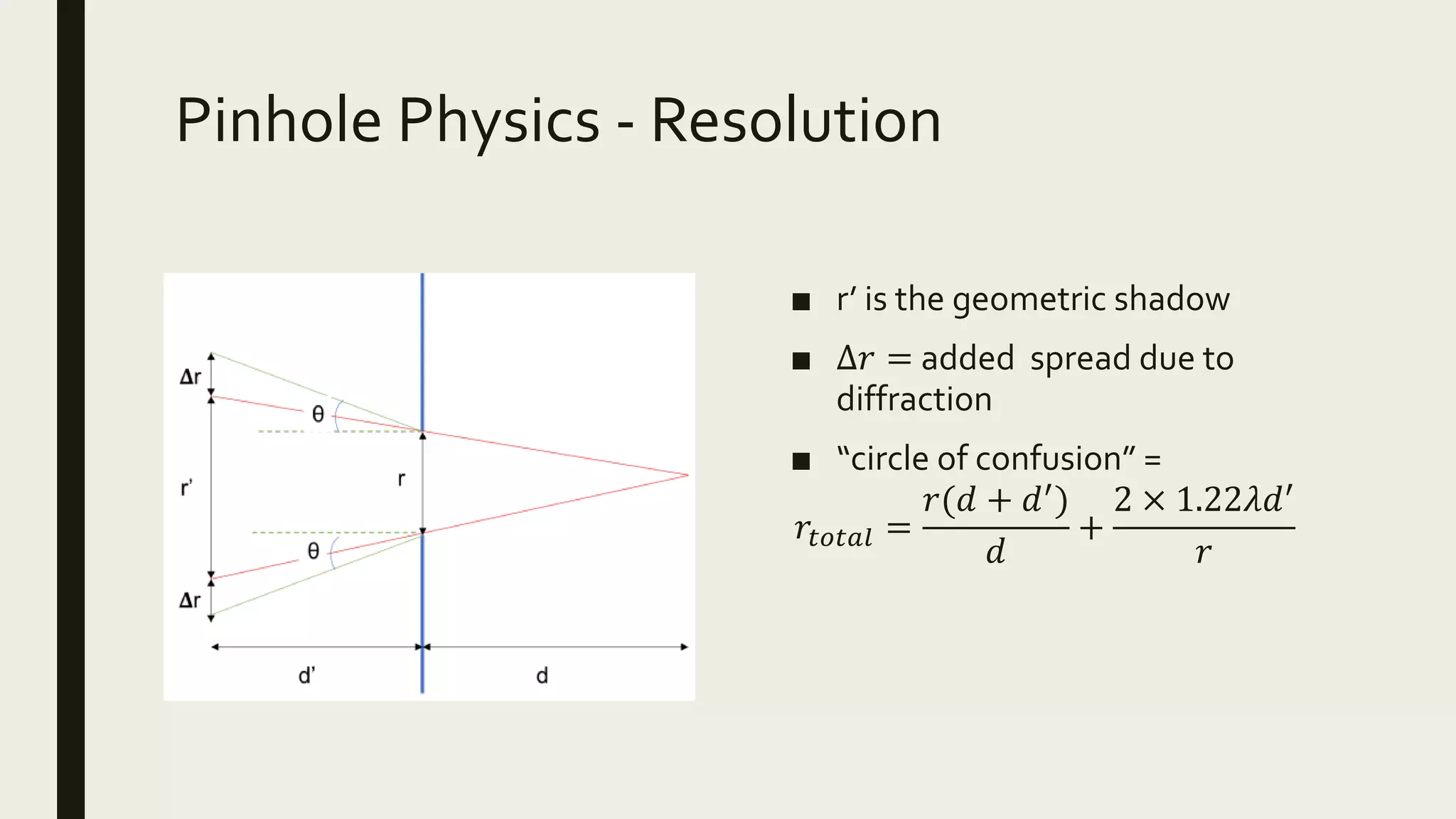 Pinhole camera | PPTX