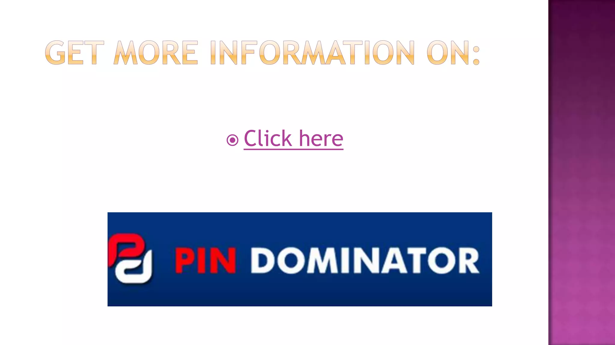 Pininterest account creator | PPT