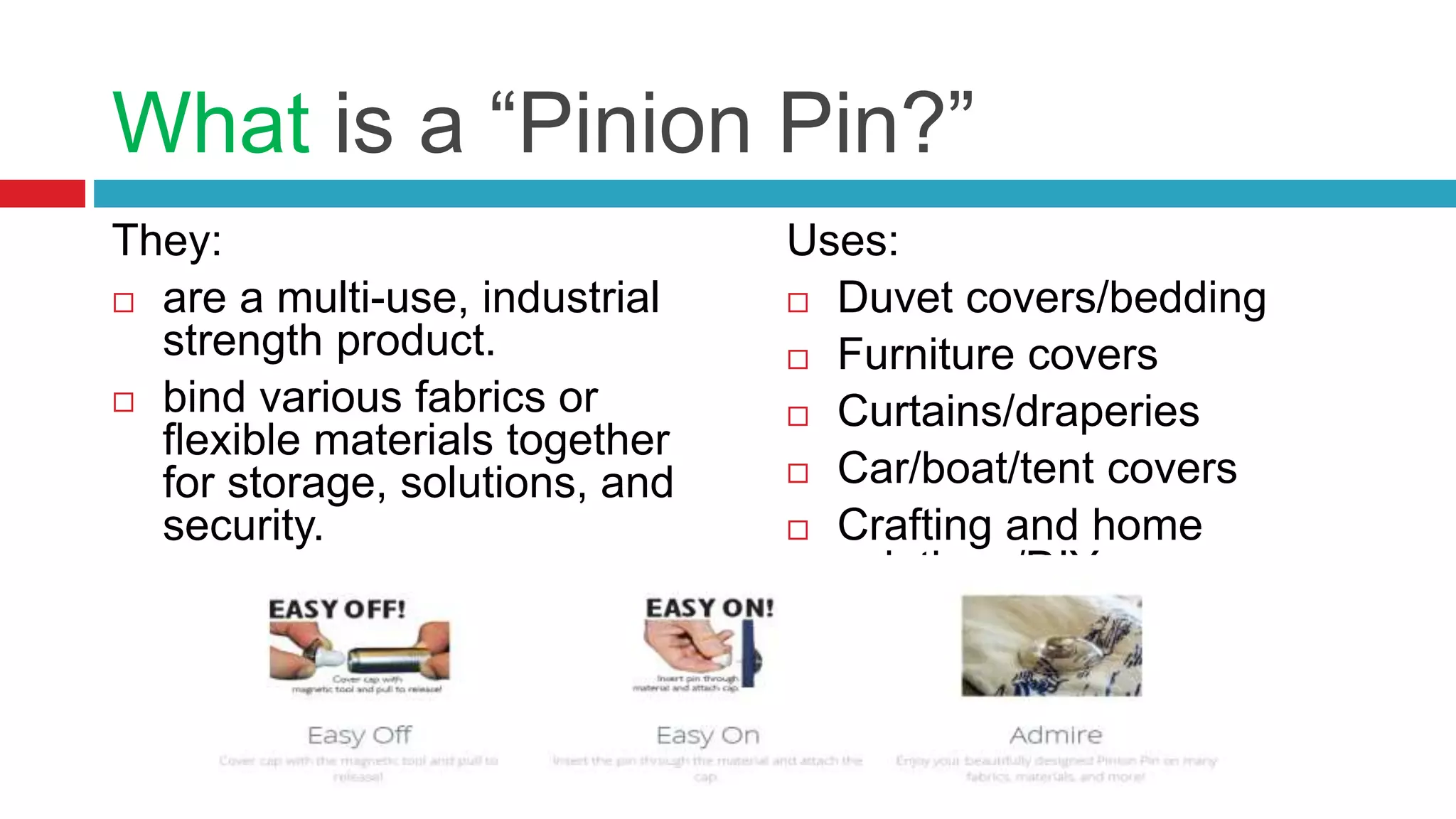 Pinion Pins presentation | PPTX