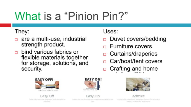 Pinion Pins presentation | PPTX