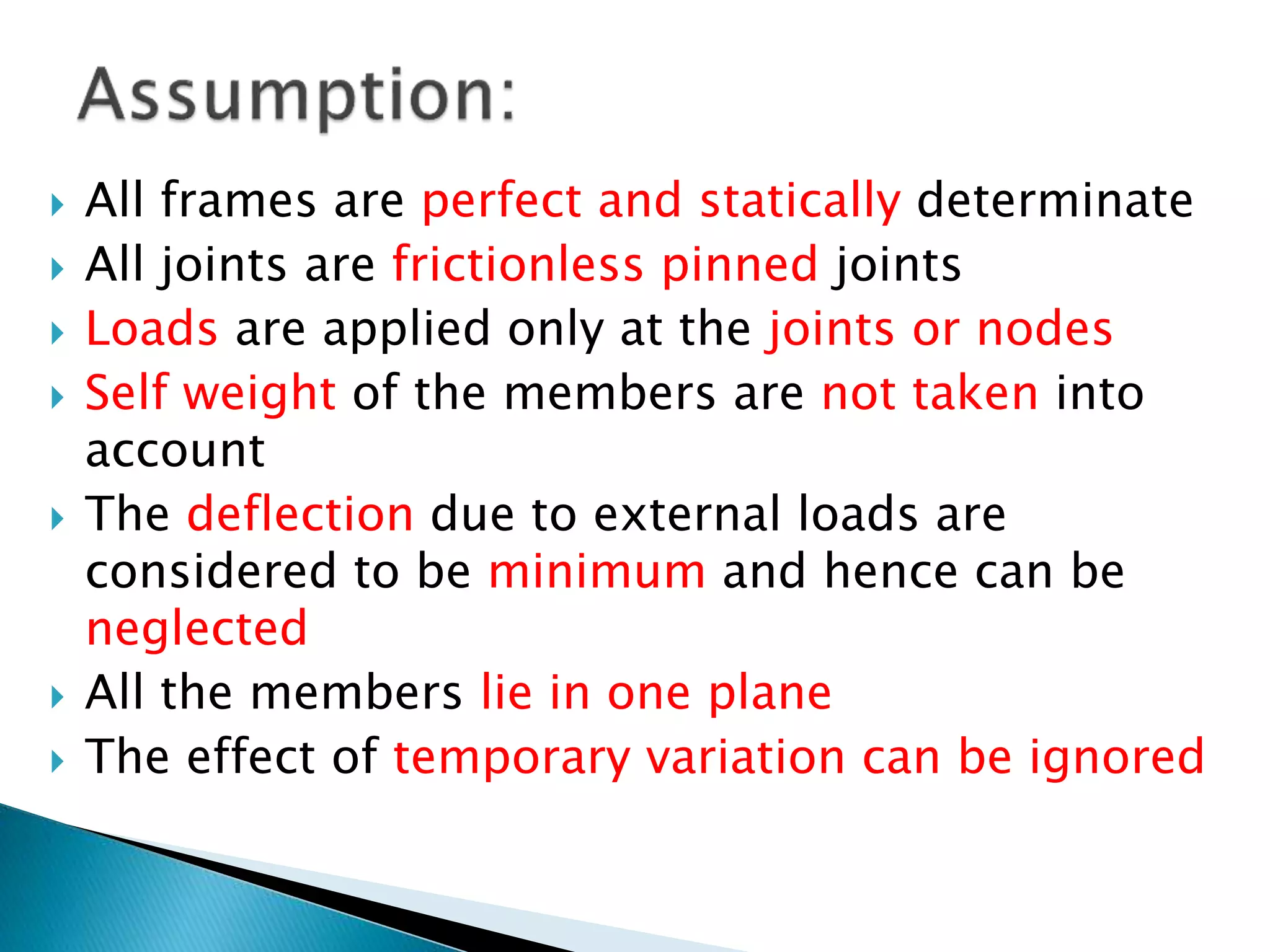 Pin joint frames | PPTX | Physics | Science