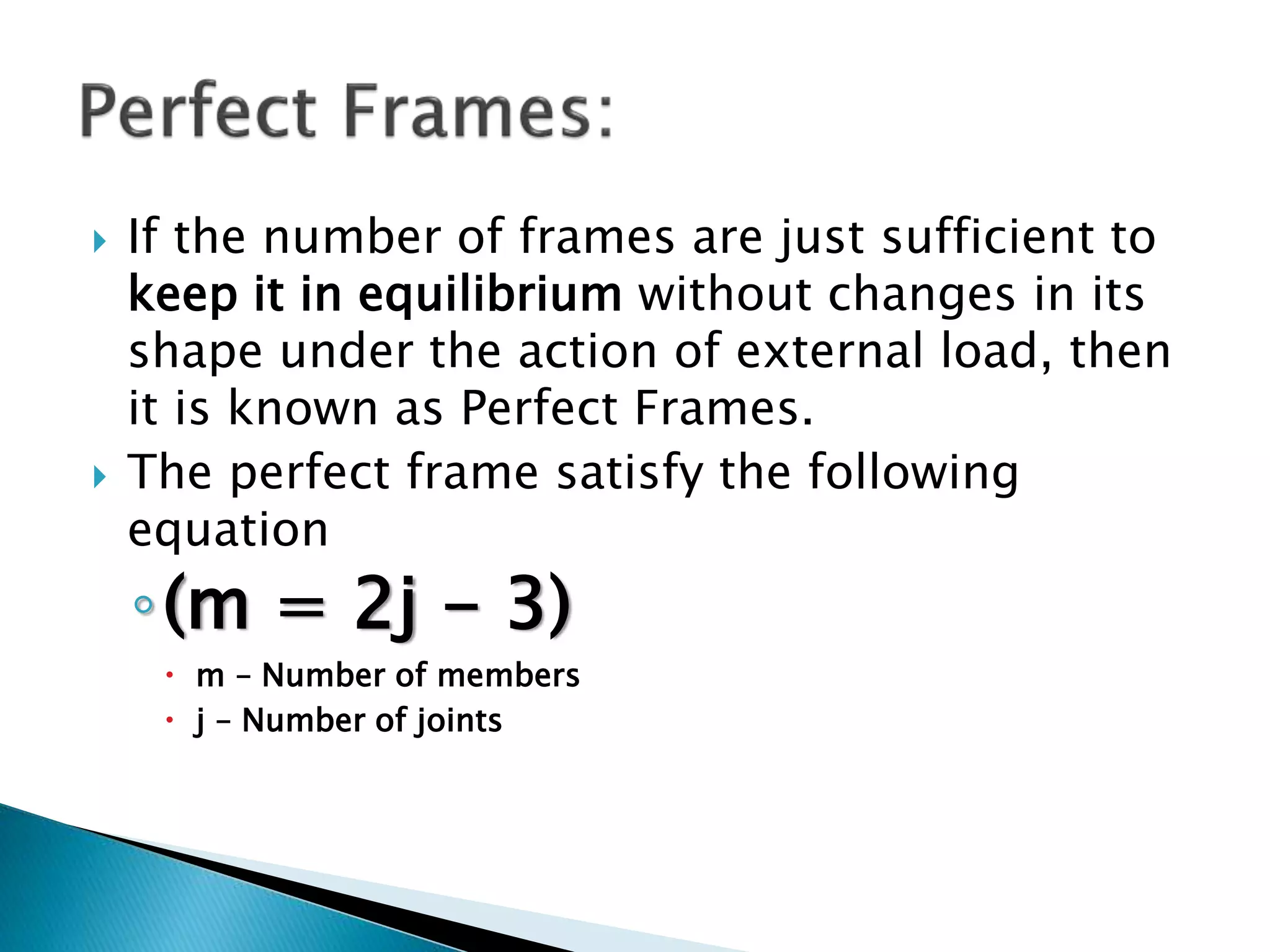 Pin joint frames | PPTX