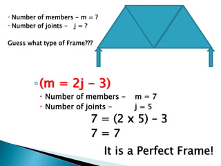Pin joint frames | PPTX