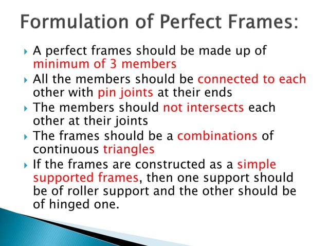 Pin joint frames | PPTX | Physics | Science