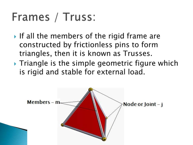 Pin joint frames | PPTX | Physics | Science