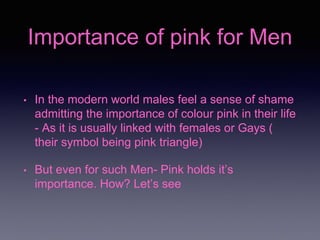 Pink & Men | PPT