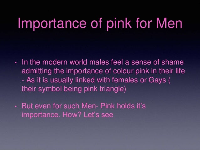 Pink & Men