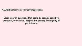 Framing Questions for Research with Minimal Risk | PPT