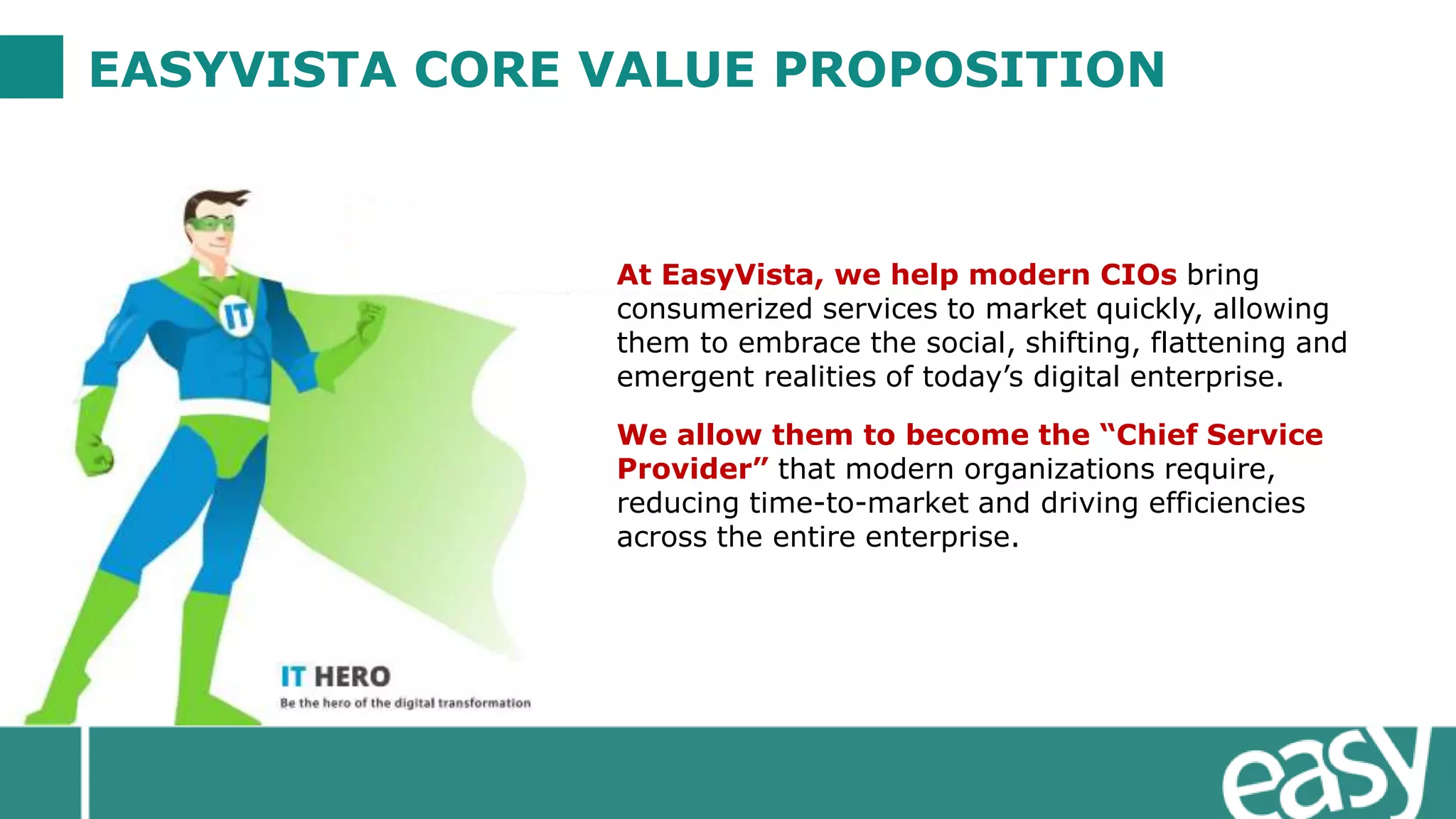 EasyVista Company presentation | PPTX