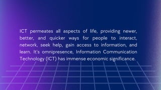 The importance of ICT in our daily life | PDF