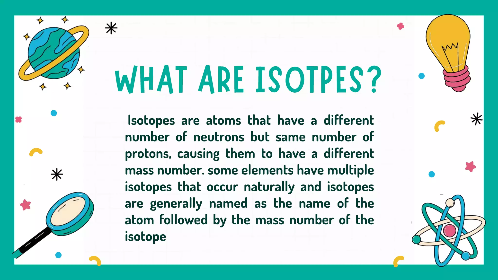 Isotopes and relative atomic mass | PPTX