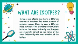 Isotopes and relative atomic mass | PPTX
