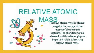 Isotopes and relative atomic mass | PPTX