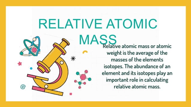 Isotopes and relative atomic mass | PPTX