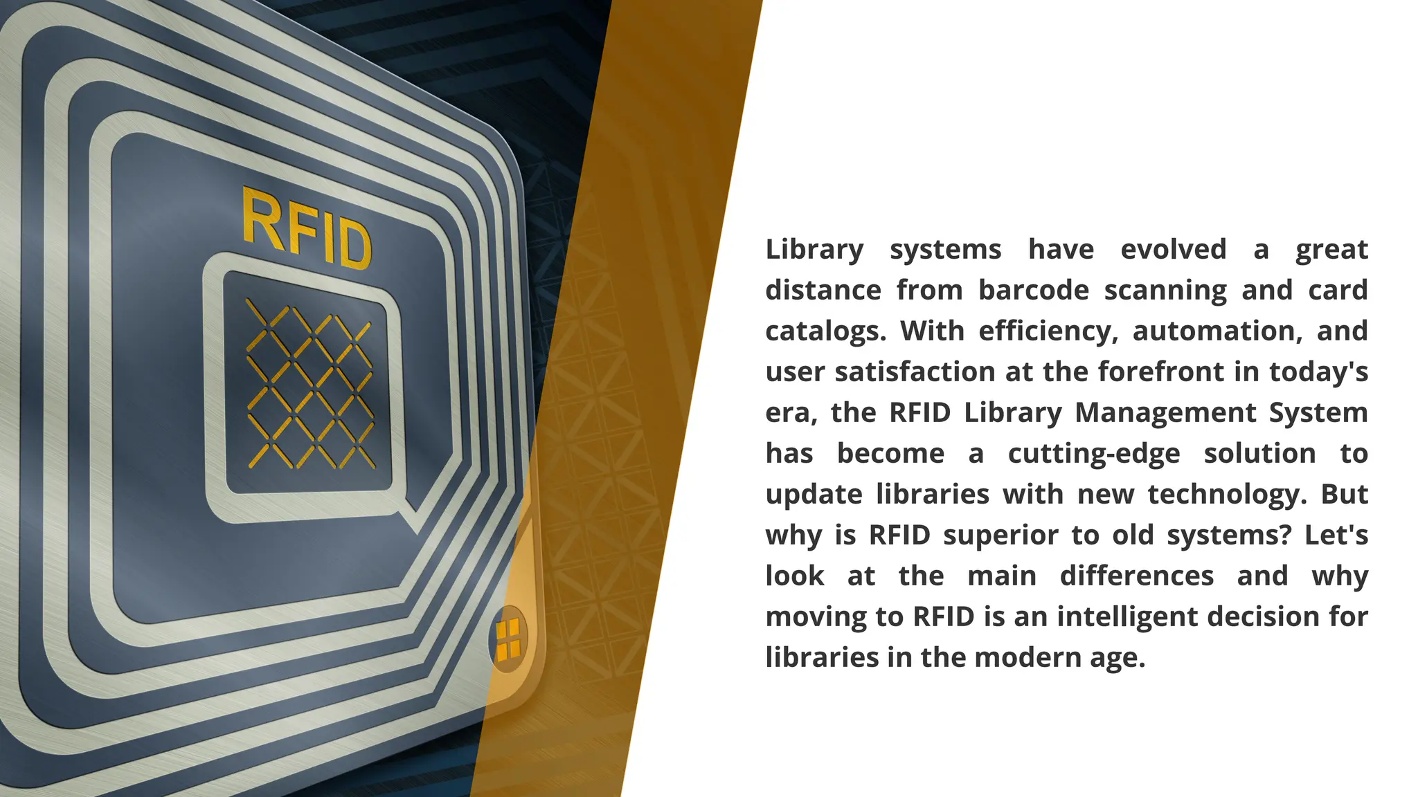 RFID Library Management System vs Old library Tech | PPT