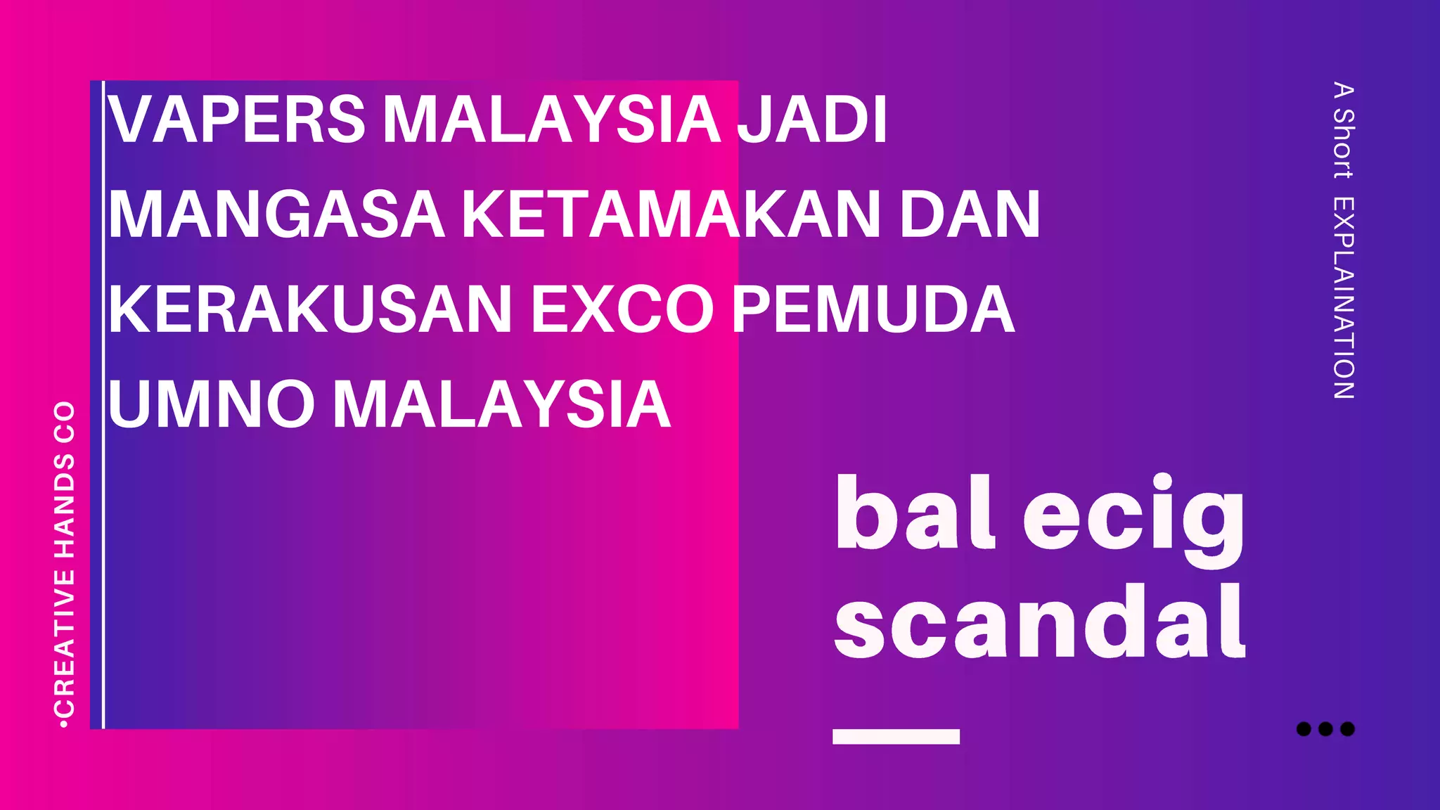 DATO SHARUL NASRUN,EXCO PEMUDA TIPU CAPRICE KERANA TAMAK HALOBA | PPTX