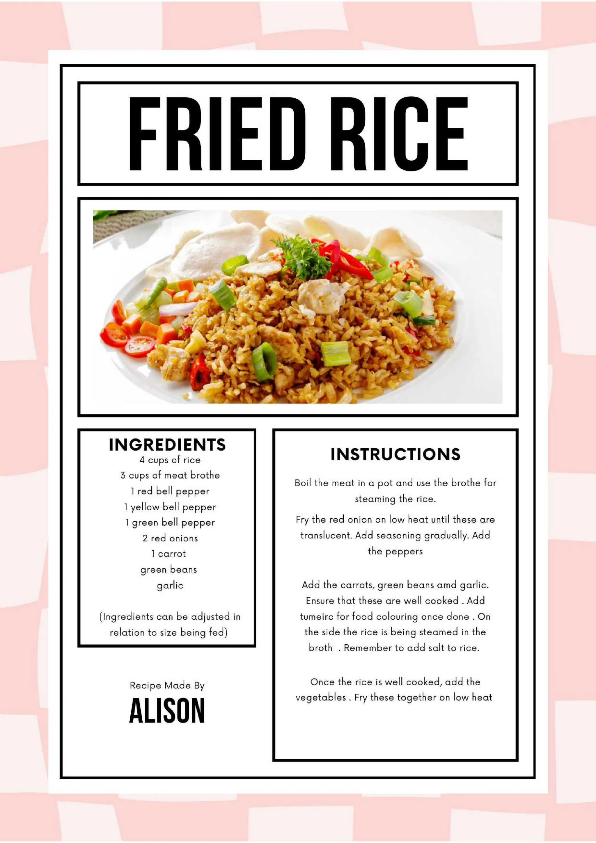Pink and White Modern Simple Retro Fried Rice Food Recipe Card.pdf